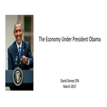 The Economy under President Obama | PPTX