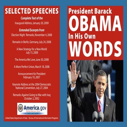 Obama inauguration speech | PDF