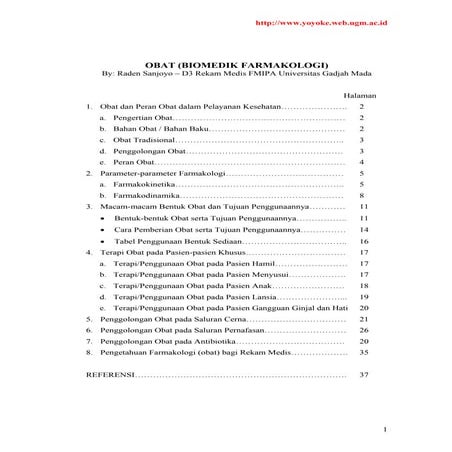 Pelayanan Informasi Obat (PIO) | PPTX