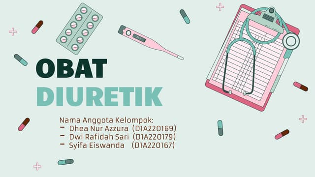 Obat Diuretik By Slidesgo 2pptx