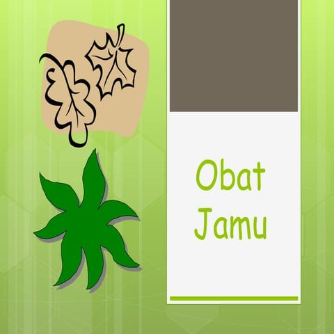 Obat jamu Ajeng Dwi Arini | PPTX