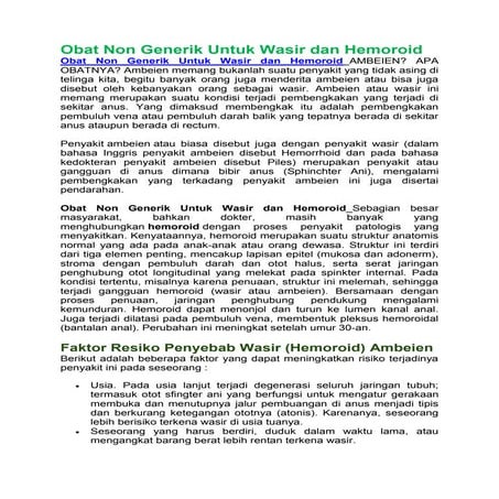 Patofisiologis penyakit hemoroid dan gejala | PPTX