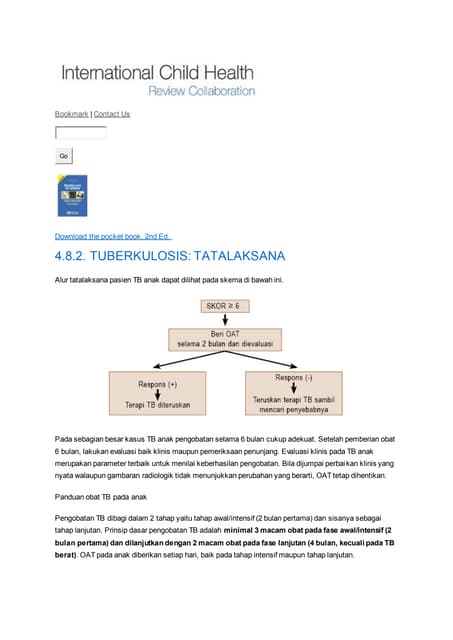Dosis Obat Anti Tuberkulosis berdasarkan Berat badan | PPTX