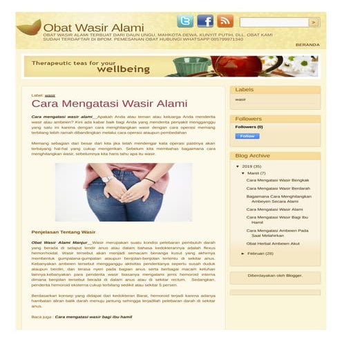 Cara Mengatasi Wasir Alami | PDF