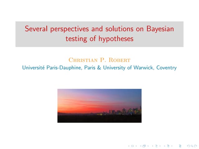 An Overview Of Bayesian Testing Ppt 1835