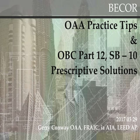 Obc 2012 sb 10 becor 2017 03 29 | PPTX
