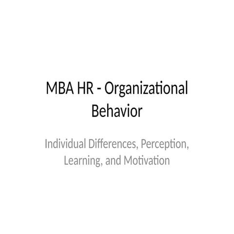 OB capsule PPT _Module 2.pptxPPT THAT SHARE INSIGHTS OF OB | PPTX