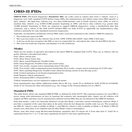 Honda/ Acura OBD1 Code List (PDF) | PDF