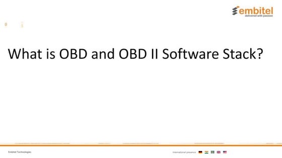 OBD (On Board Diagnostics) | PPT | Operating Systems | Computer ...