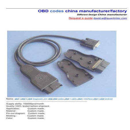 Obd codes china manufacturerfactory | PDF