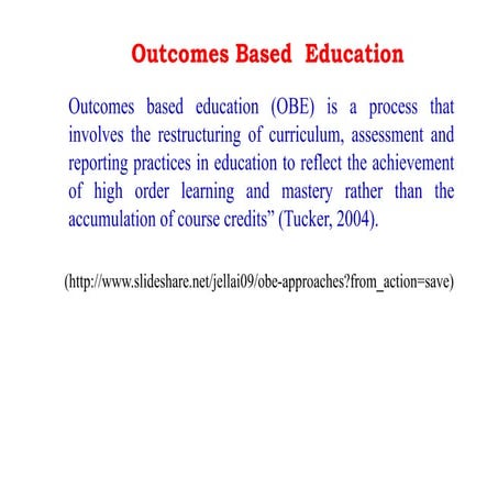 OBE PPT 1.pptx outcomes based education edu | PPTX