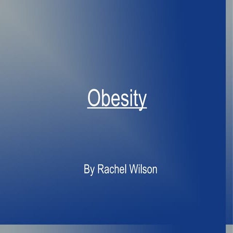 Obesity | PPT