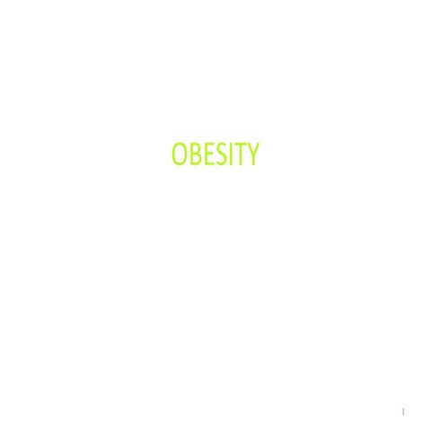 Obesity | PPT