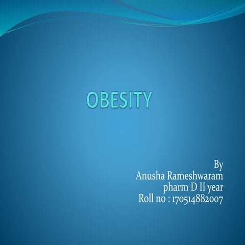 Obesity | PPTX