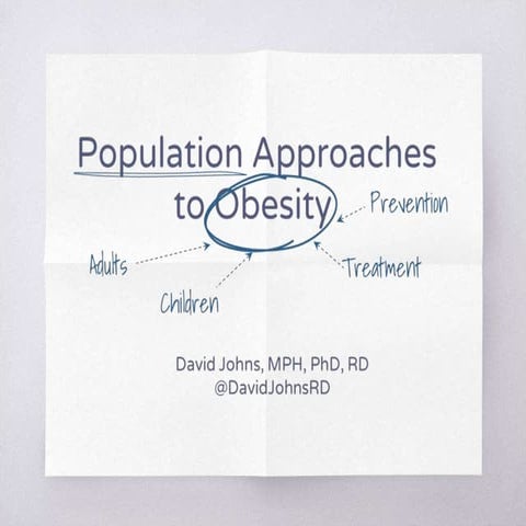 Population approaches to Obesity | PPTX