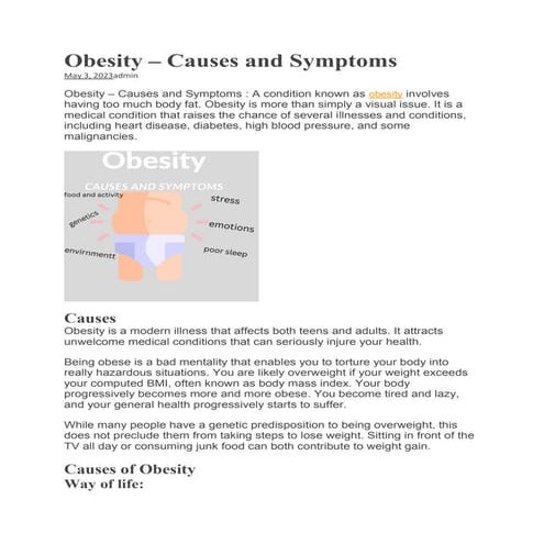 Obesity | PPTX