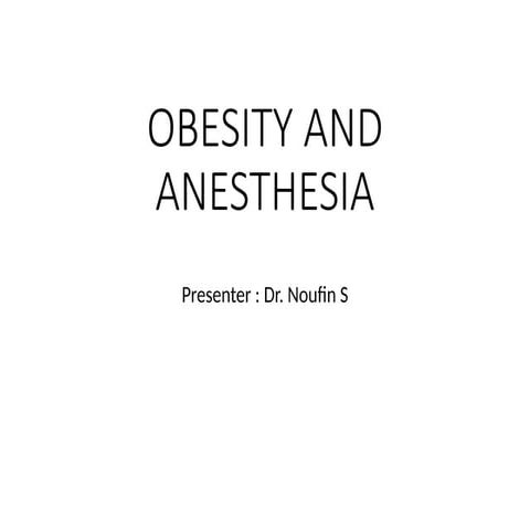 Respiratory Changes in Obesity: Mechanisms, Impacts, and Clinical ...