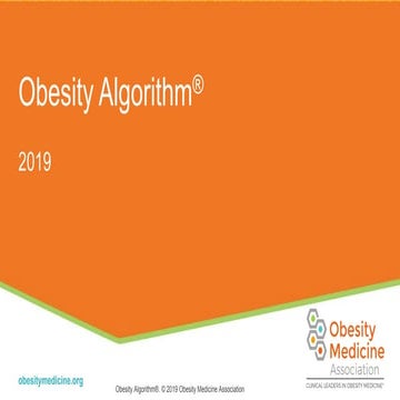 Obesity Algorhitm 2019 ------------------------------------ | PDF