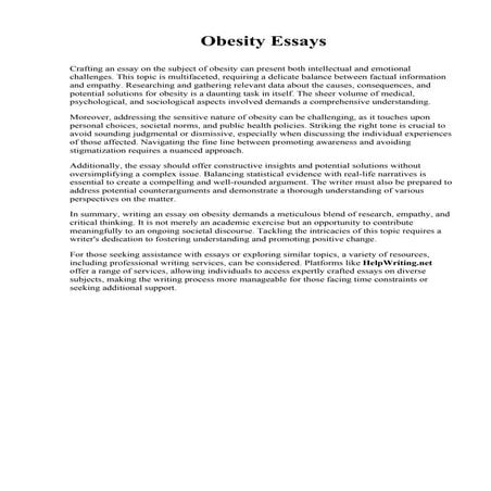 Essay On Childhood Obesity.pdf
