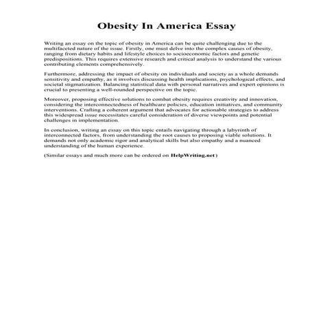 Obesity In America Essay.pdf
