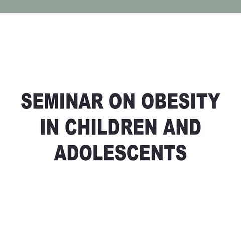 Edmonton obesity staging system | PPTX