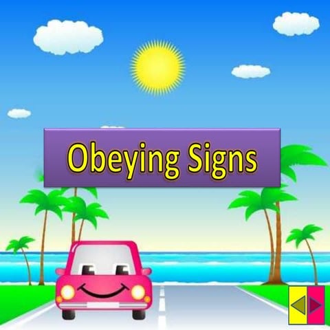 Obeying traffic and street signs | PPT