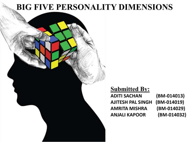 Trait theories personality theories | PPTX