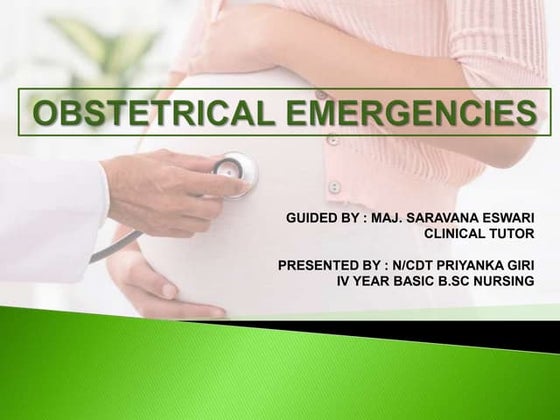 Osce - active management of 3rd stage of labor | PPT