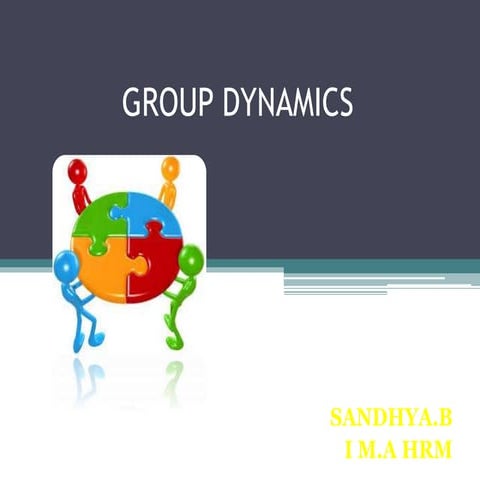 group dynamics | PPT