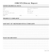OBGYN History Form | PDF