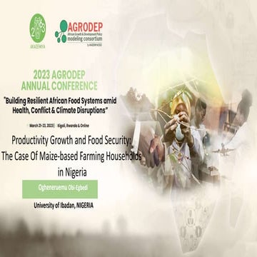 Ogheneruemu Obi-Egbedi_2023 AGRODEP Annual Conference | PPT