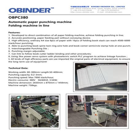 Obinder OBFJ600 twin ring wire forming machine | PDF