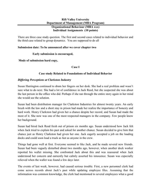 Assignment 3 Lisa Benton Case Analysis | DOCX