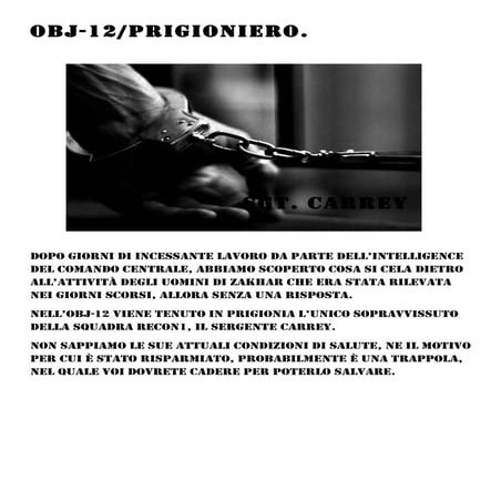 Obj 12 prigioniero | PDF