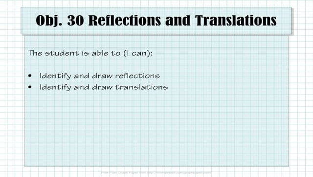 Translation, Dilation, Rotation, ReflectionTutorials Online
