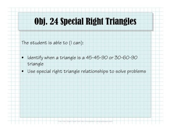 45 45-90 triangles | PPTX