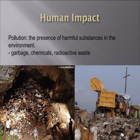 Obj 3 human influence on environment | PPT