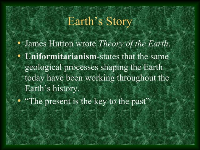 Earth History ppt | PPTX
