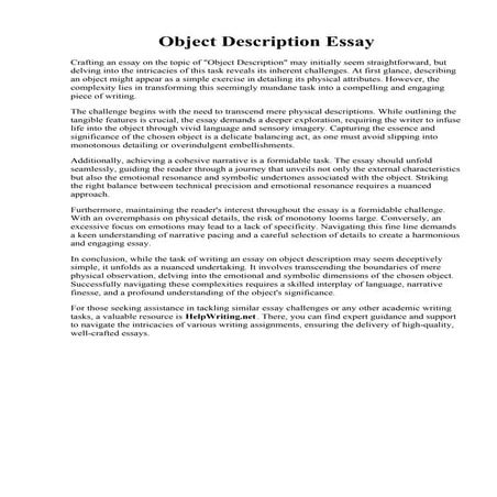Object Description Essay.pdf