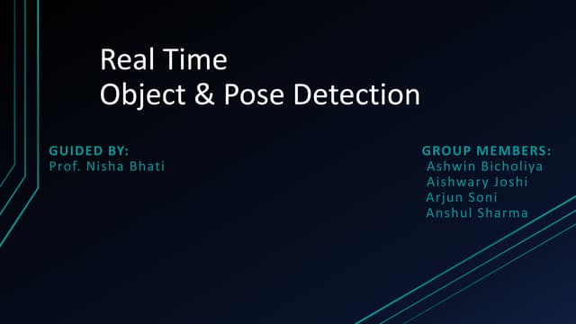 Object Detection Presentation Pptx Artificial Intelligence 5261