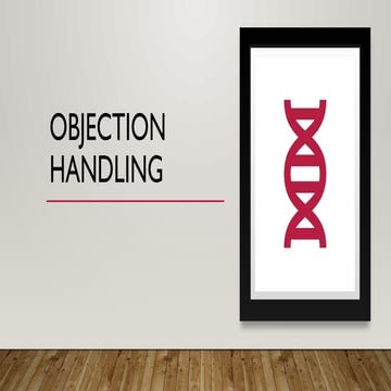 Handling objection is important in Sales pitch | PPT
