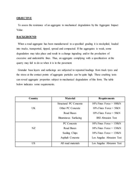 Cube test REPORT - DCC2042 | PPT