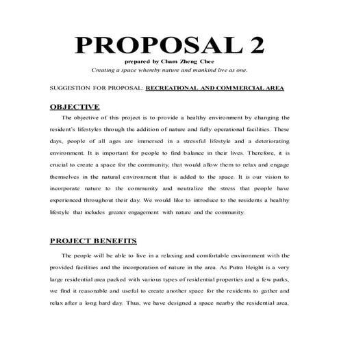 ICI PROJECT BRIEF proposal | DOC | Nature | Genres