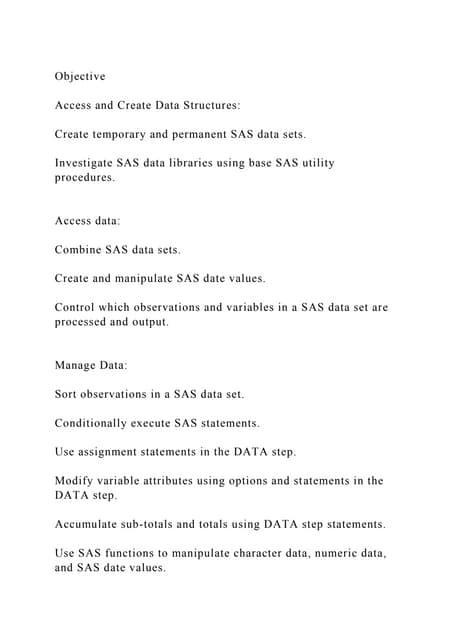 ObjectiveAccess and Create Data StructuresCreate temporary .docx ObjectiveAccess and Create Data StructuresCreate temporary .docx