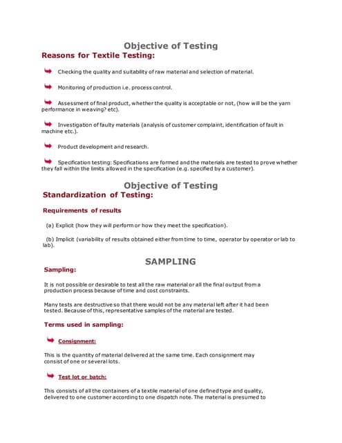 Seed sampling and testing | PPT