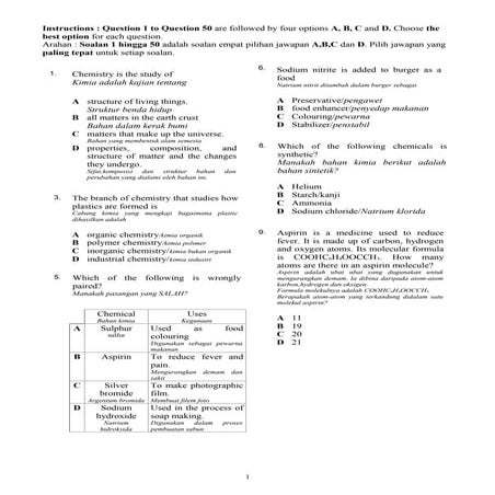 Objective paper mid year 2011 | DOC