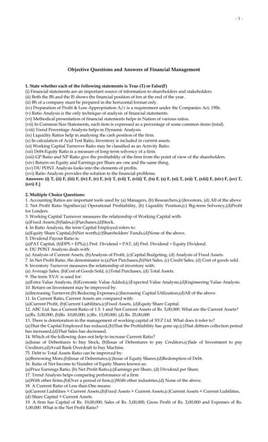 Financial Management Question Paper Punjabi Uni. 2015 May | PDF