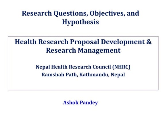 Presentation of PhD Research Proposal (Format).ppt