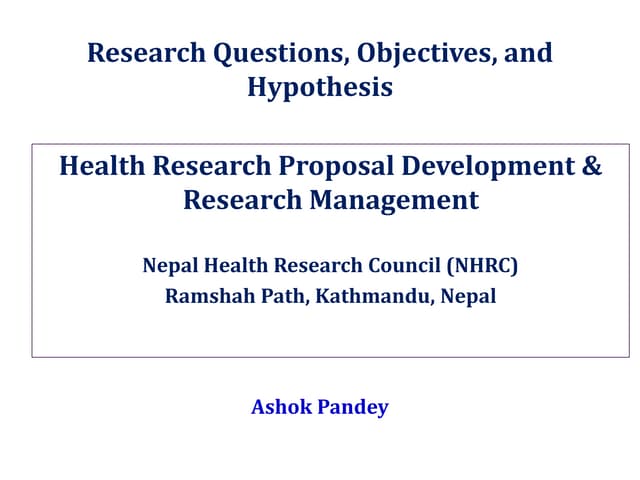 Research Objectives and Hypothesis.pptx