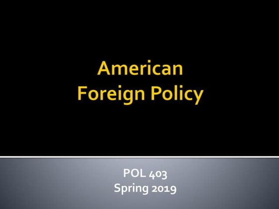7 foreign policy process (1) | PPT
